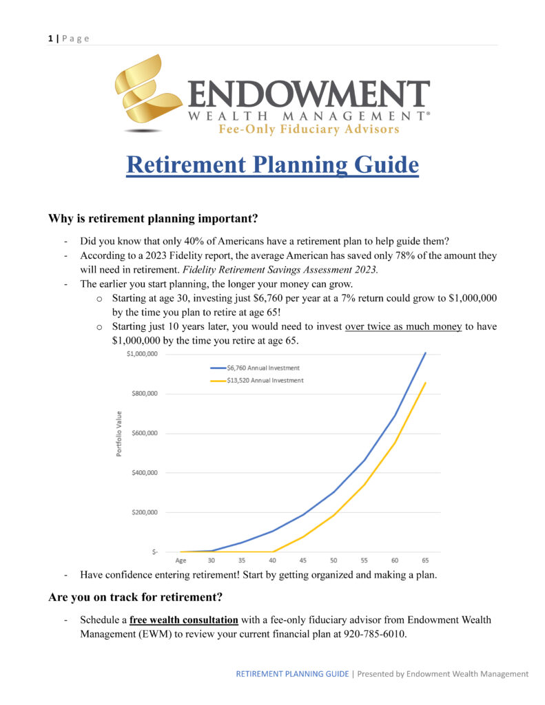 Our Wisconsin - Endowment Wealth Management, Inc.