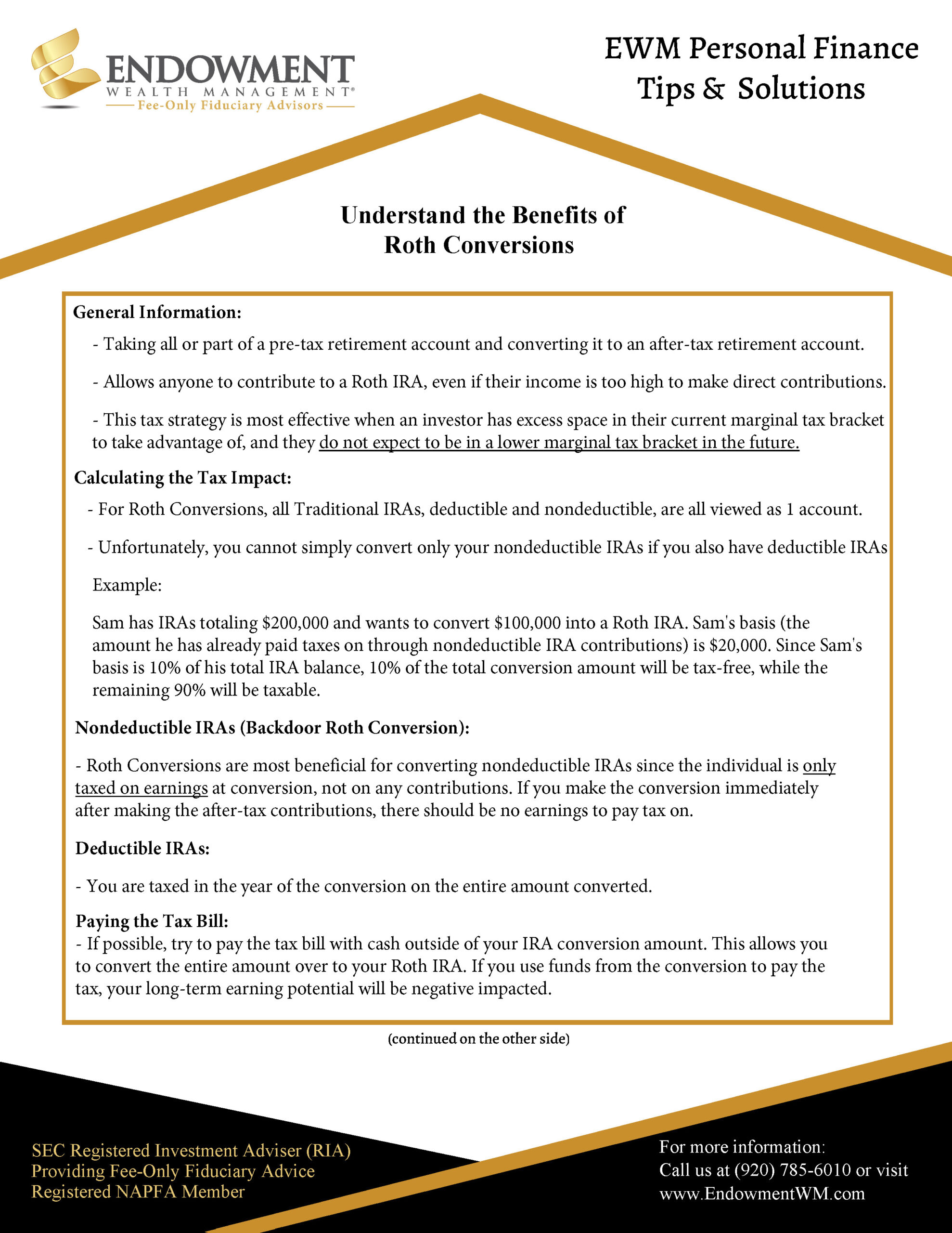 Our Wisconsin - Endowment Wealth Management, Inc.